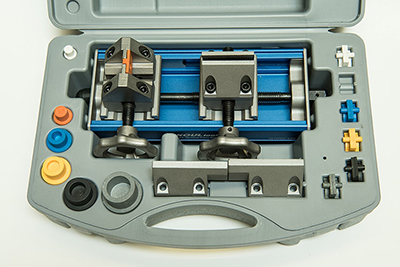 Push-lok hose installation tool installs straight and angled fittings ...